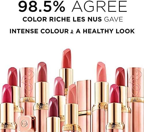 L’Oréal Paris Color Riche Satin Smooth Lipstick, Moisturising Pure ...